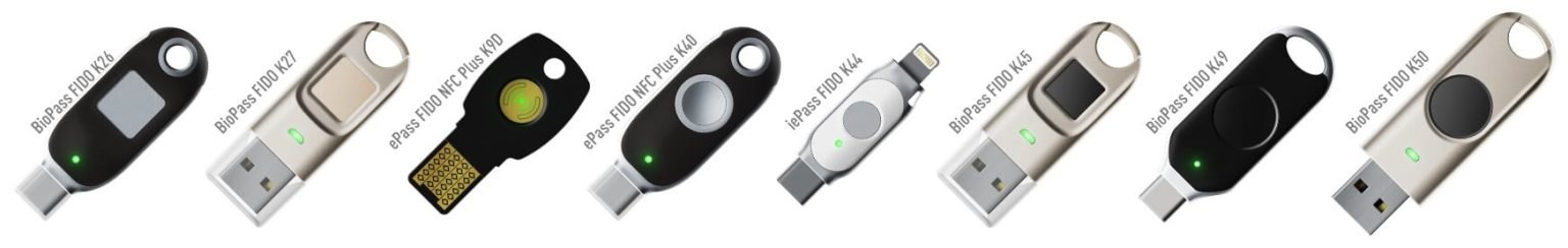 FIDO Security Keys – ePass, BioPass & iePass with FIDO2/U2F, USB-A/C ...